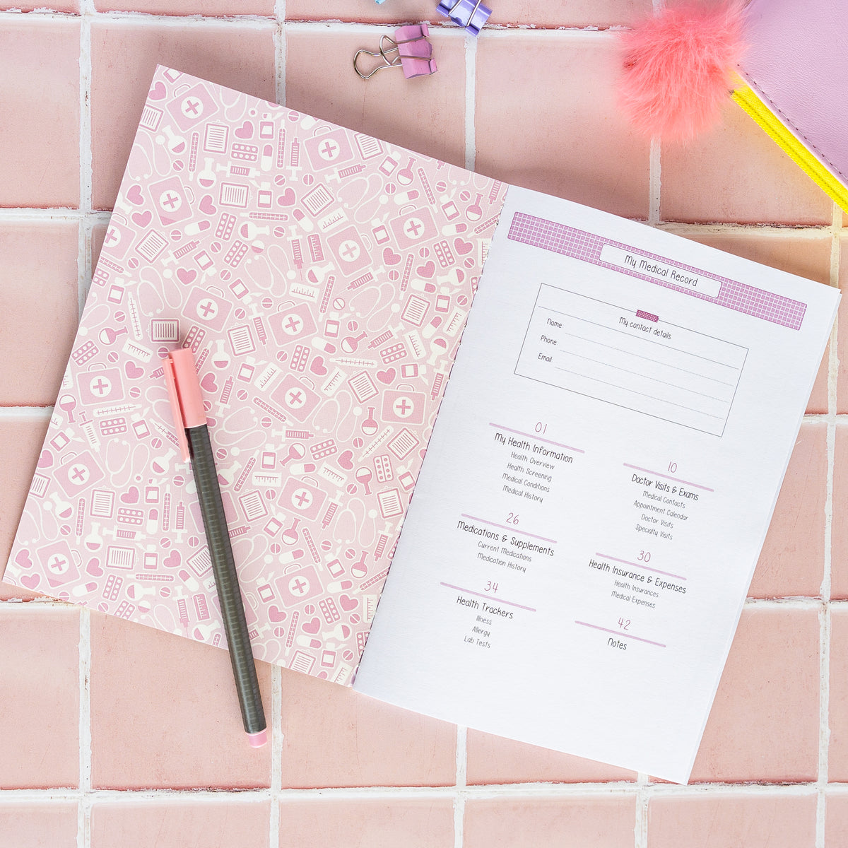 Medical Record Book – Bullet Planner