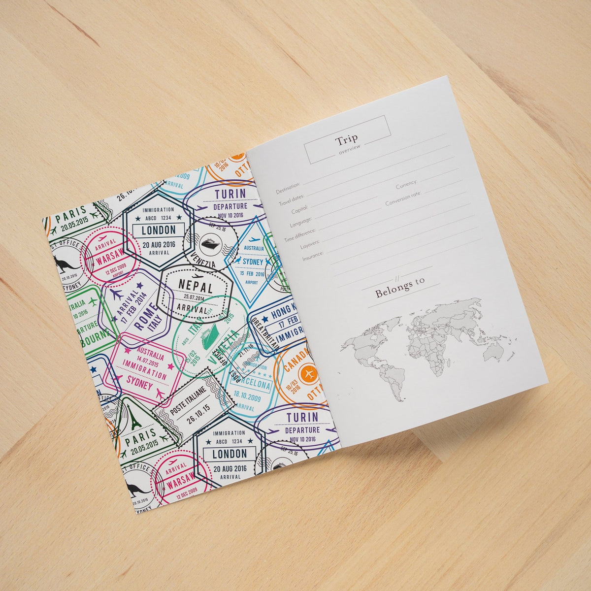 Travel Planner & Journal | Portable Trip Planner | Australian Made ...